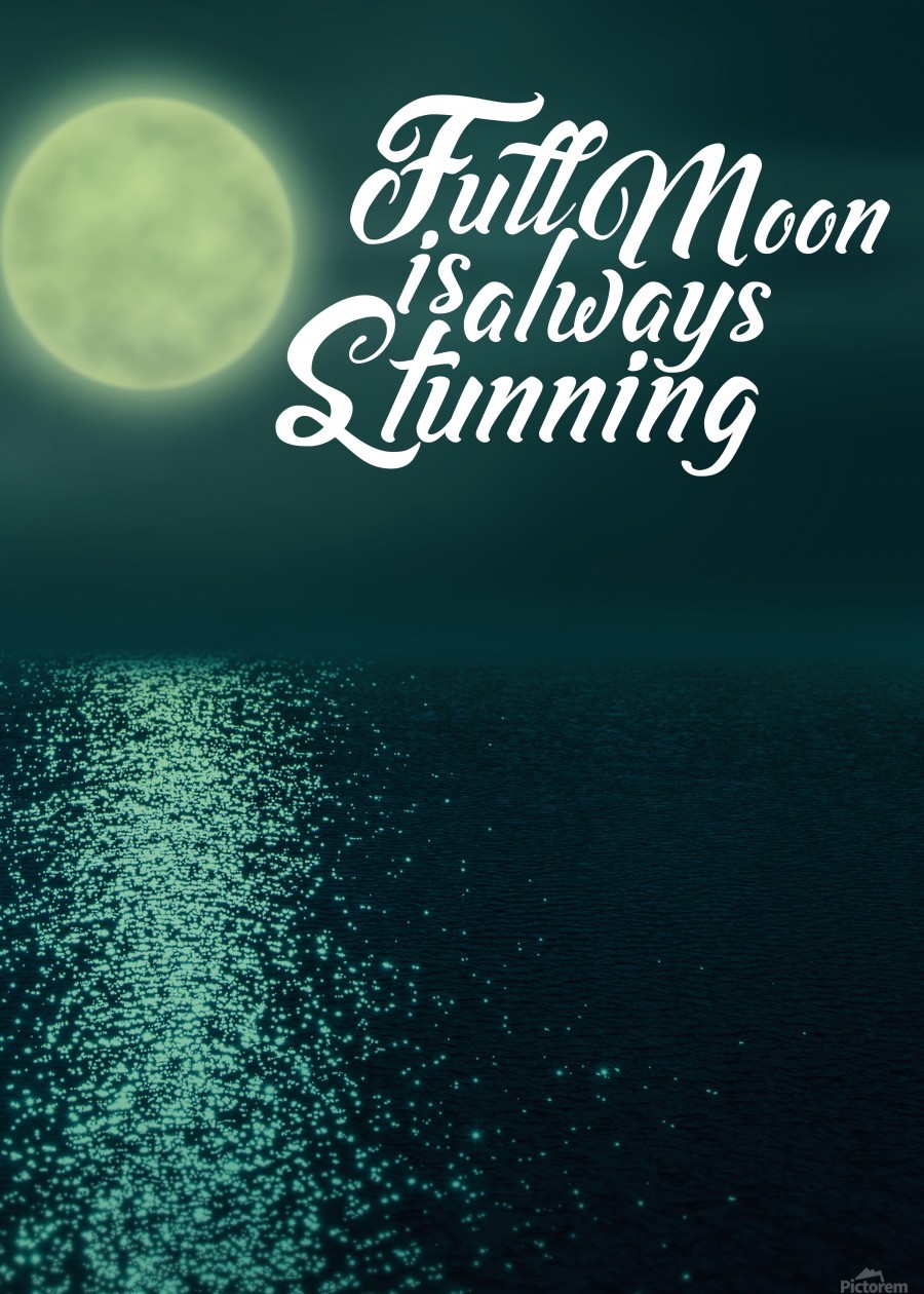 Full Moon is always Stunning by Artistic Paradigms Wall Art